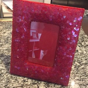 Accents | Red 4 X 6 Sequin Frame | Poshmark